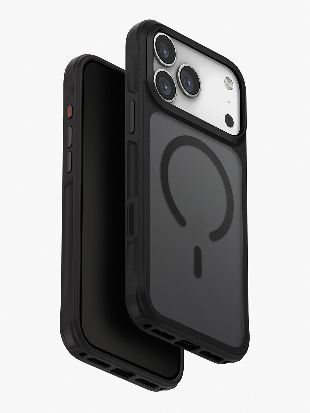 Чехол Uniq на iPhone 17 Pro Max, Veren с магнитами MagSafe, с усиленной защитой ShockProof, серый