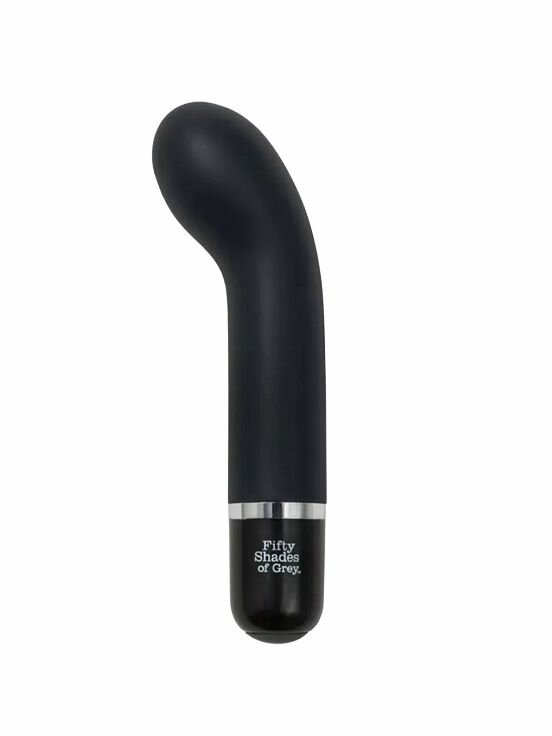 Вибратор Fifty Shades Of Grey Insatiable Desire, силиконовый, для двоих, чёрный, 10 см