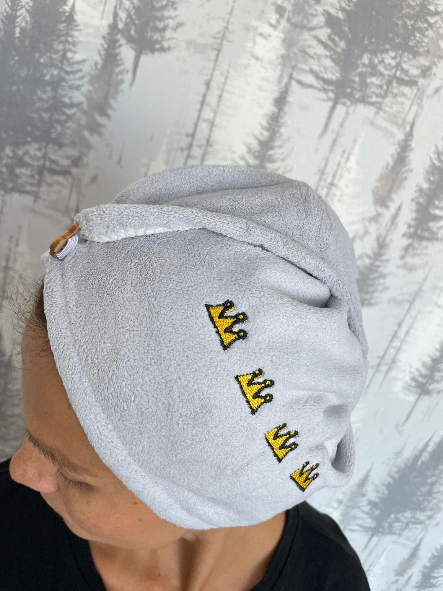 Чалма полотенце для сушки волос