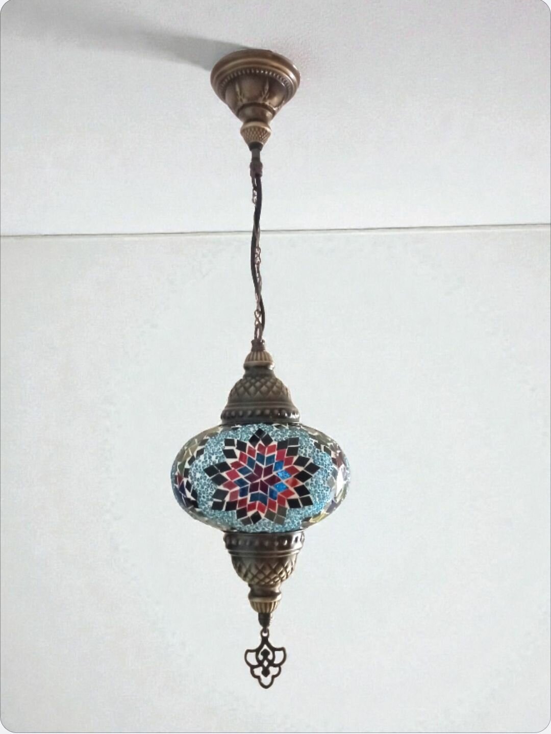 Подвесной светильник Восточный Exotic Lamp 0832 син. микс 2026