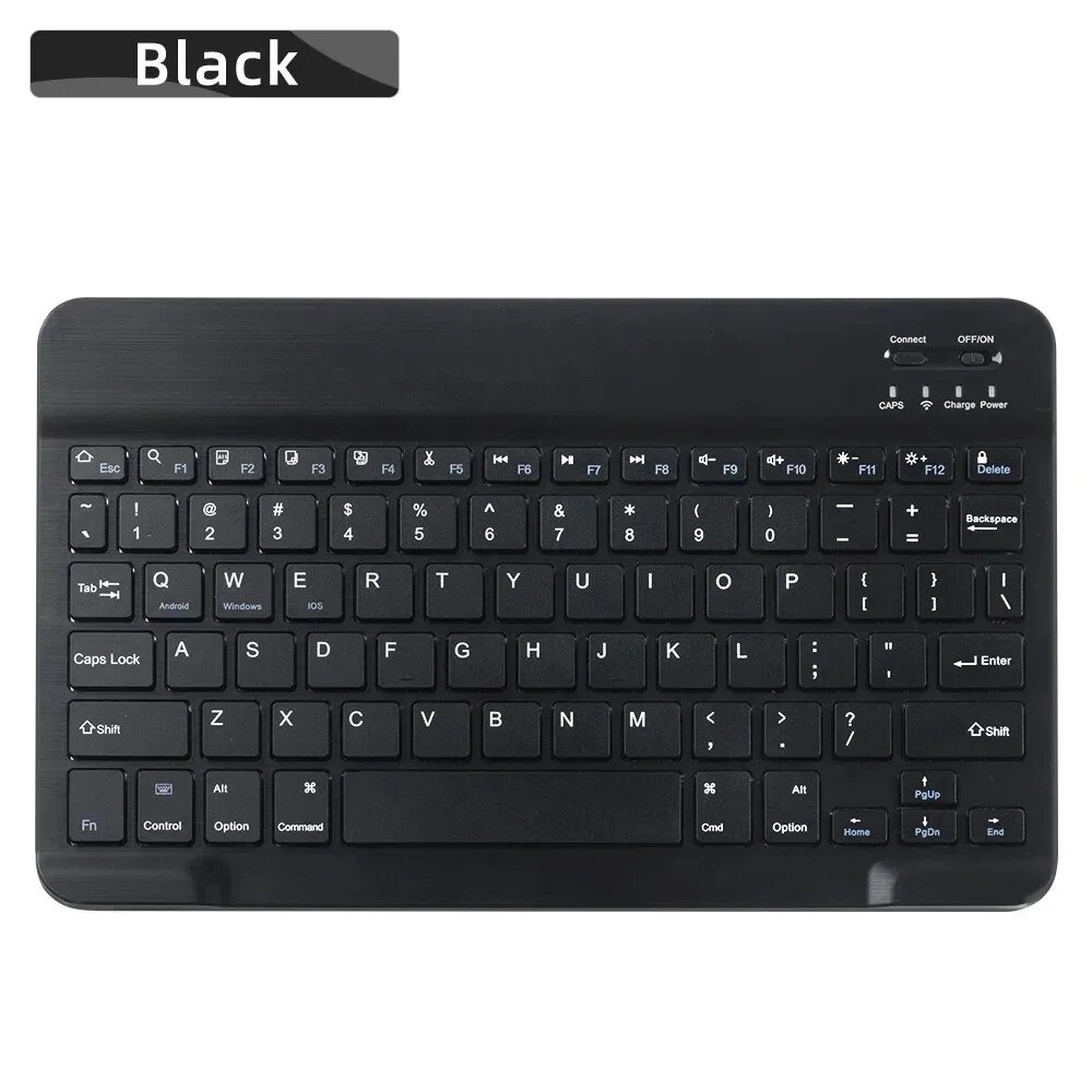 Беспроводная Bluetooth клавиатура Black, без мыши