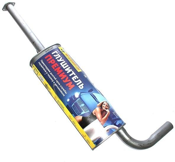 Глушитель Г-3302 Бизнес Евро 3 (дв. УМЗ) (удл. база L-1550 мм) жесткий фланец премиум Автоглушитель