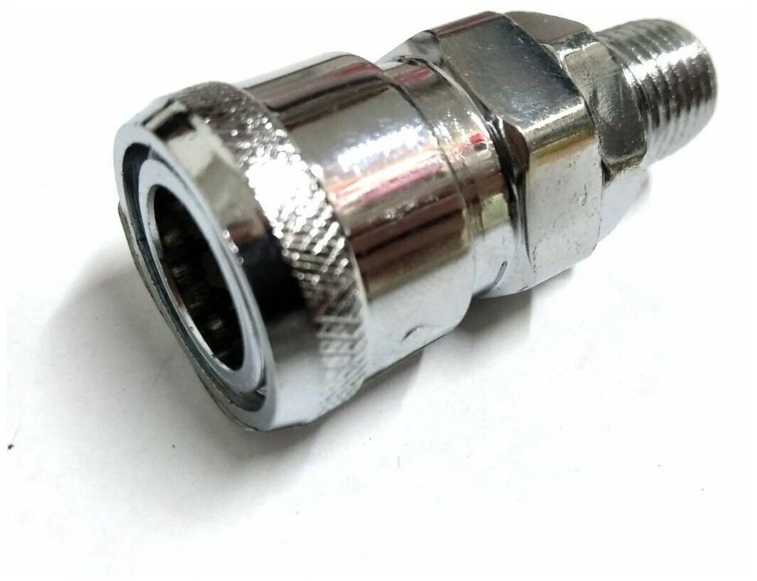 Быстросъем / Быстросъёмное соединение (Quick Release) - резьба папа М12 для компрессора, пневмоинструмента