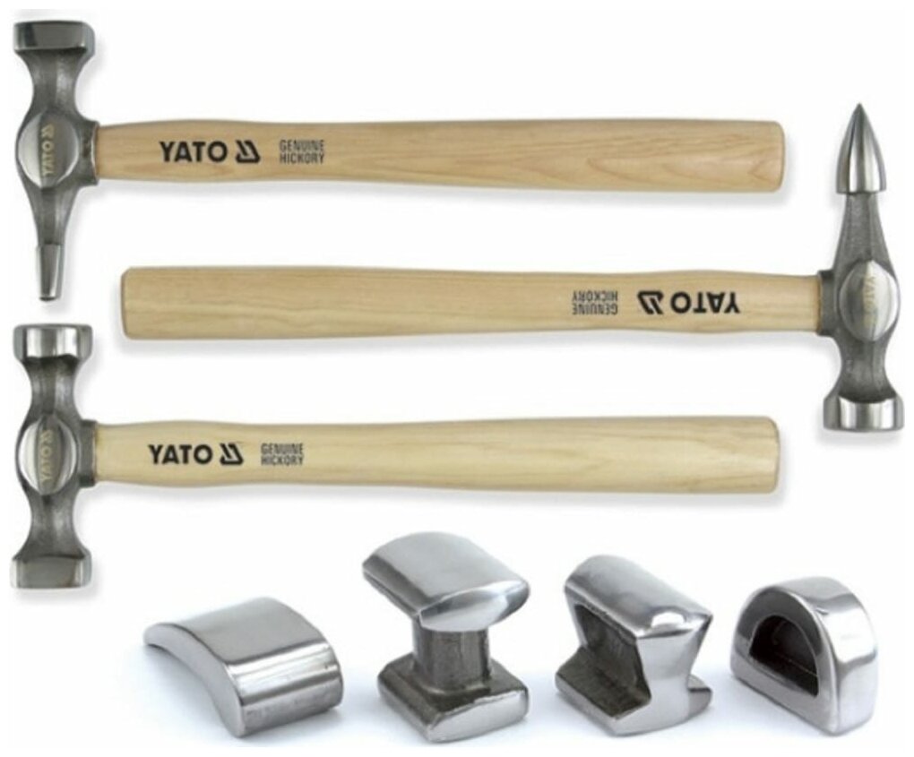 Молотки рихтовочные Набор из 7шт YT-4590 37154590 092 1