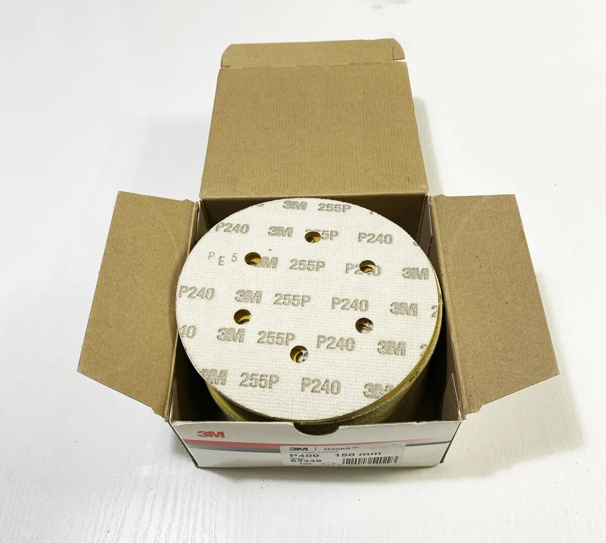 63336 Шлифкруг 255 Р280 150мм 6 отв. 3M