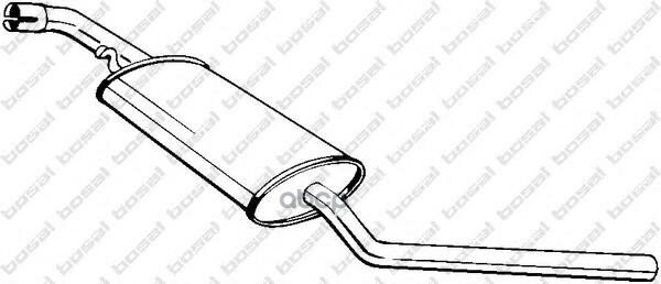 Основной глушитель Bosal арт. 281475