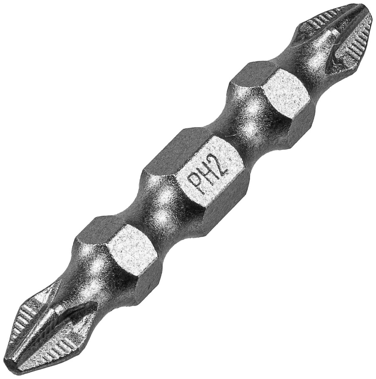Бита двухсторонняя, PH2-PH2 х 45 мм, сталь S2, 1 шт. Denzel
