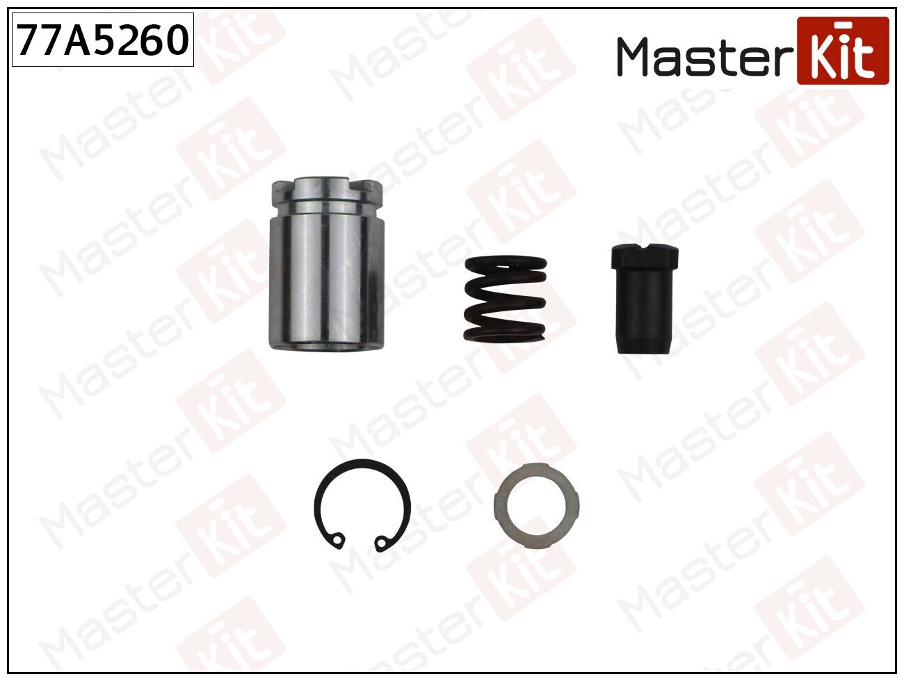 Поршень тормозного суппорта с механизмом Honda JAZZ III (GE_, GG_, GP_) 2007 -, MASTERKIT 77A5260