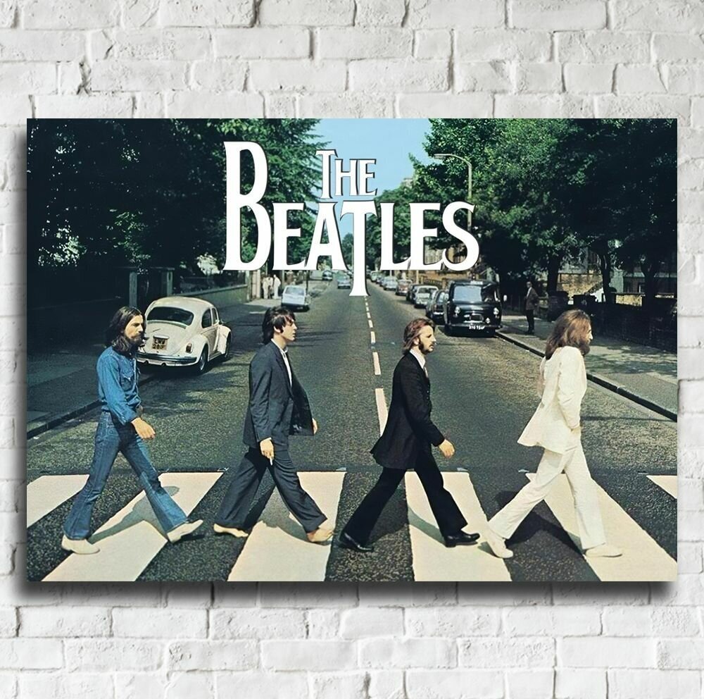 Постер The Beatles - Битлс А3, 30х40см, Плакат Битлз