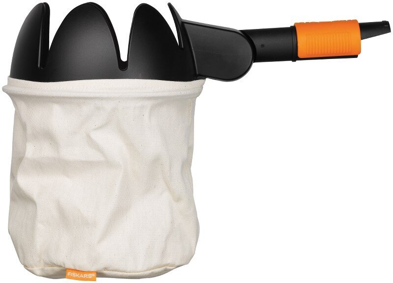 Плодосборник Fiskars QuikFit, без черенка, цвет: черный, оранжевый 1000693