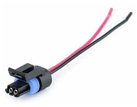 Разъём соединительный контакт датчика температуры на термостате ВАЗ-2110 / Колодка фишка датчика температуры ВАЗ-2108