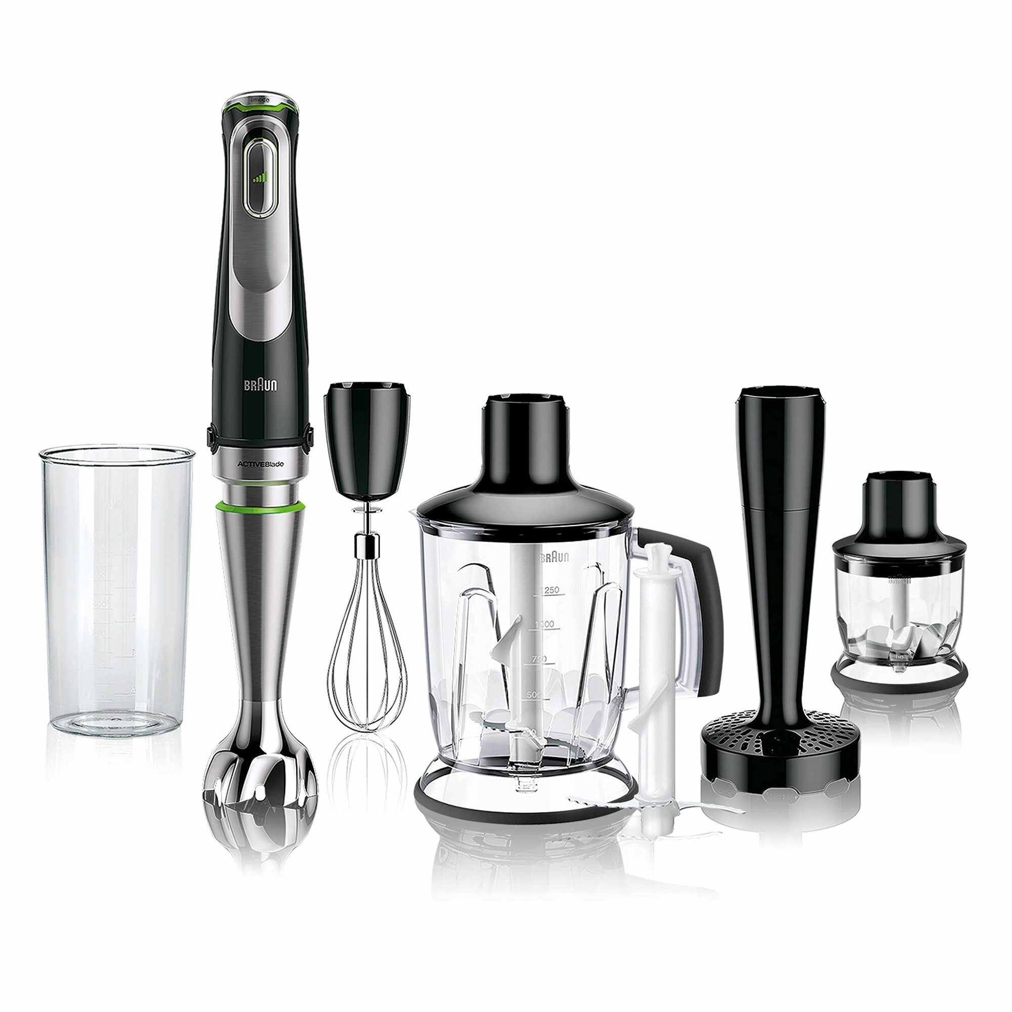 Ручной блендер Braun MultiQuick 9 MQ9147X 1200 Вт, серебристый цвет