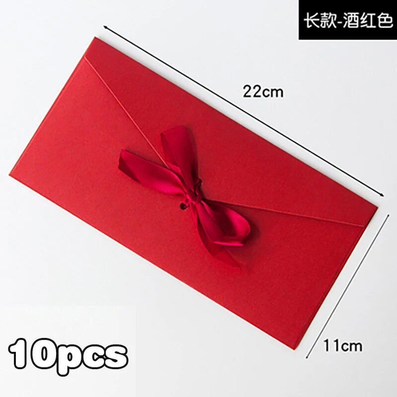 Ретро европейские цветные перламутровые конверты KAZUO hr04-22 10.8CM