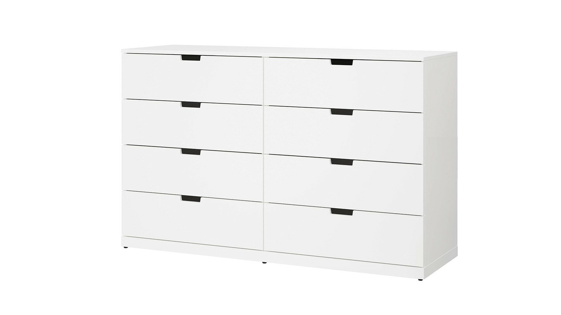 Комод NORDLI 8 120x90 см (МДФ) Белый DM635-6 NEW 120x45x90 см, Фиеста