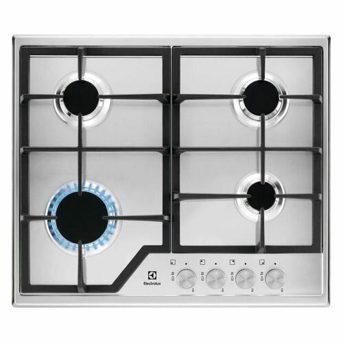Газовая варочная панель Electrolux KGS6426SX, независимая, нержавеющая сталь