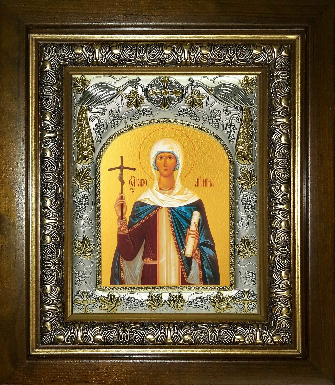 Икона Нина просветительница Грузии, равноапостольная
