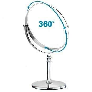 Зеркало косметическое настольное поворотное 360 L1208X3 D20 см