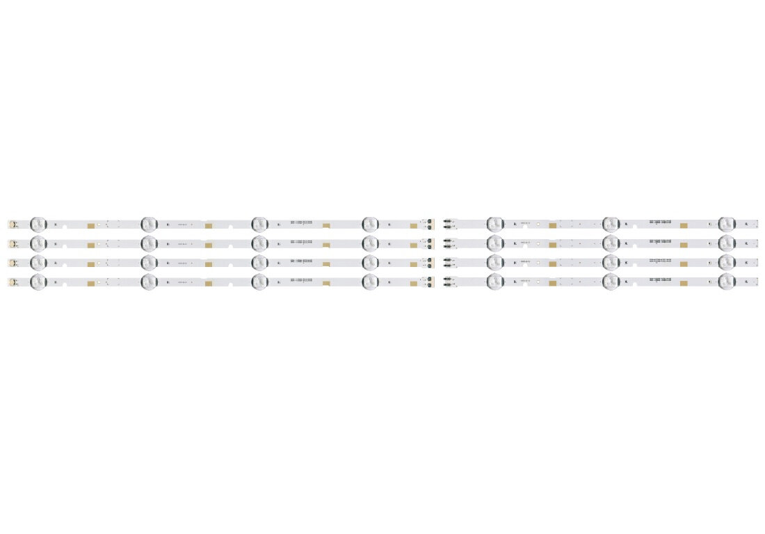 Комплект светодиодной подсветки V5DN-430SMA-R1/V5DN-430SMB-R2 (4 составных планки по 830 мм 7 линз)
