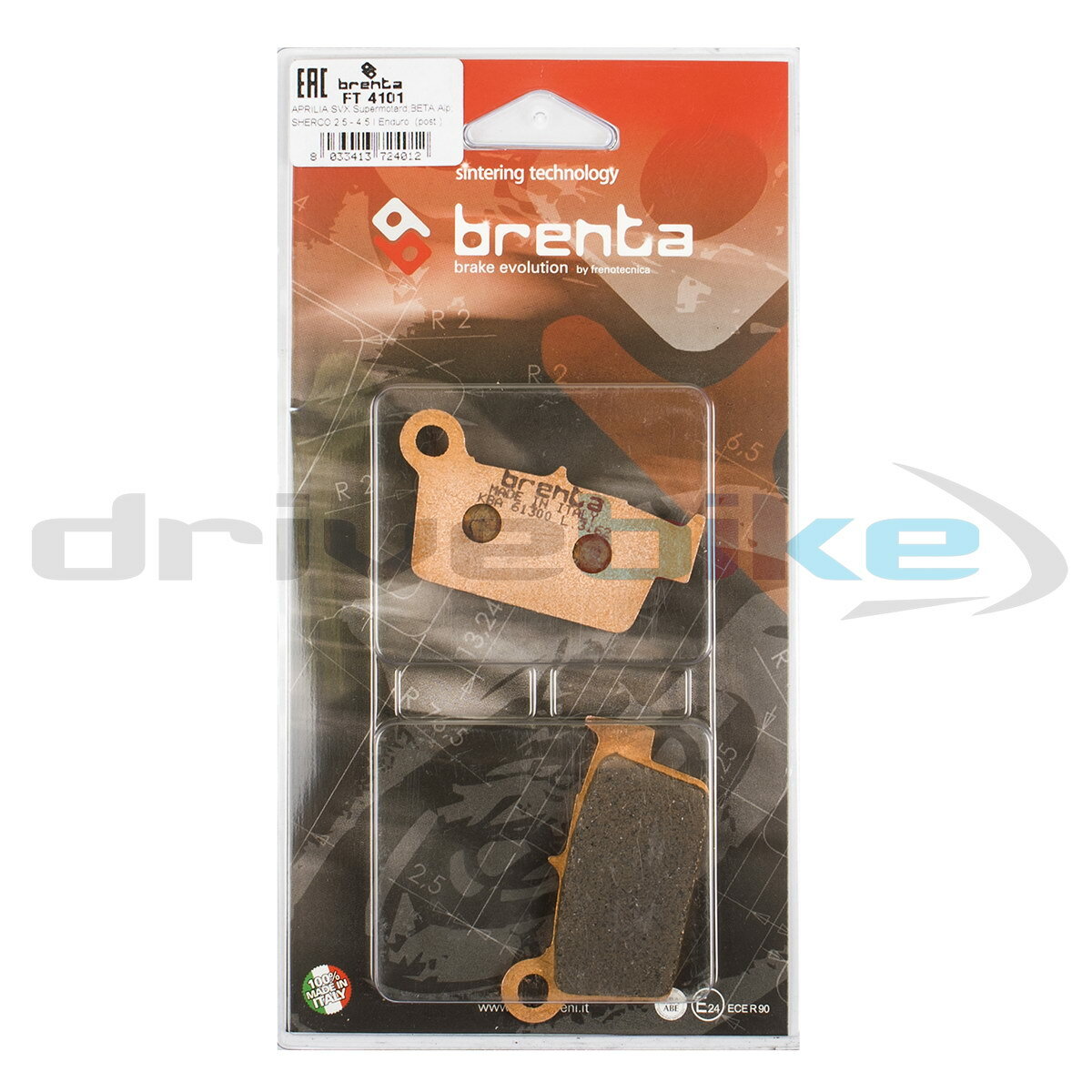 BRENTA Тормозные колодки FT 4101 Sintered