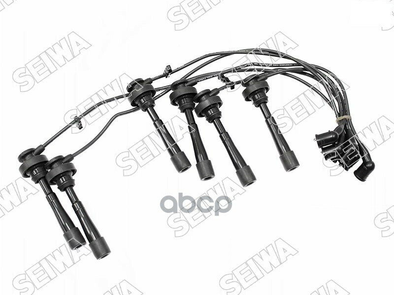 Провода высоковольтные Mitsubishi L200 96-16 / Pajero 91-06 6G72;6G74 SEIWA арт. 54008