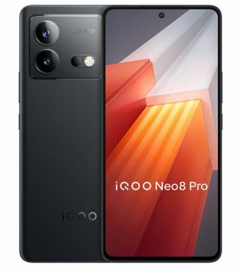 Смартфон Vivo iQOO Neo 8 Pro 16/512GB, Чёрный