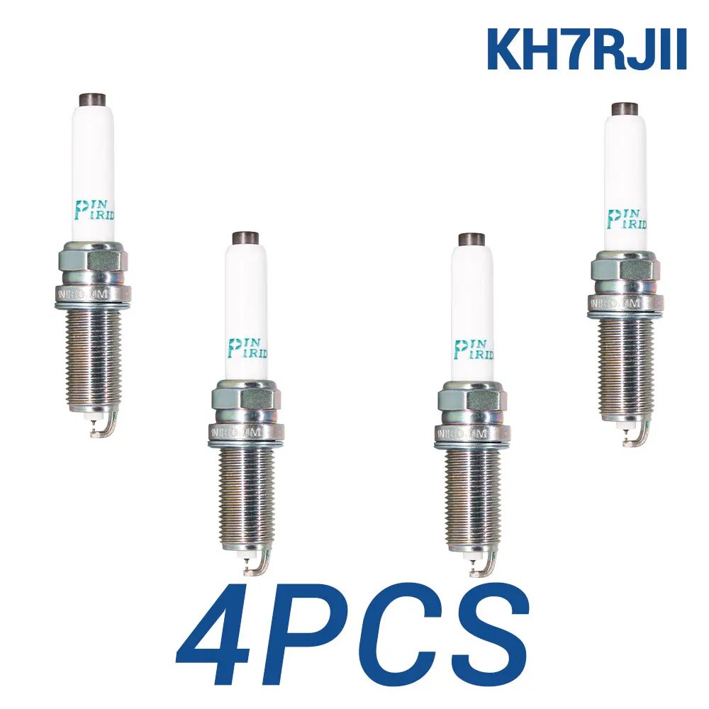 2-8 шт. Замена для Denso IKH22 VKH22 для VW 06K 905601 Б 06К 905611 C Свечи зажигания Факел KH7RJII Двойные иридиевые автомобильные свечи Мощность 4 pieces with box