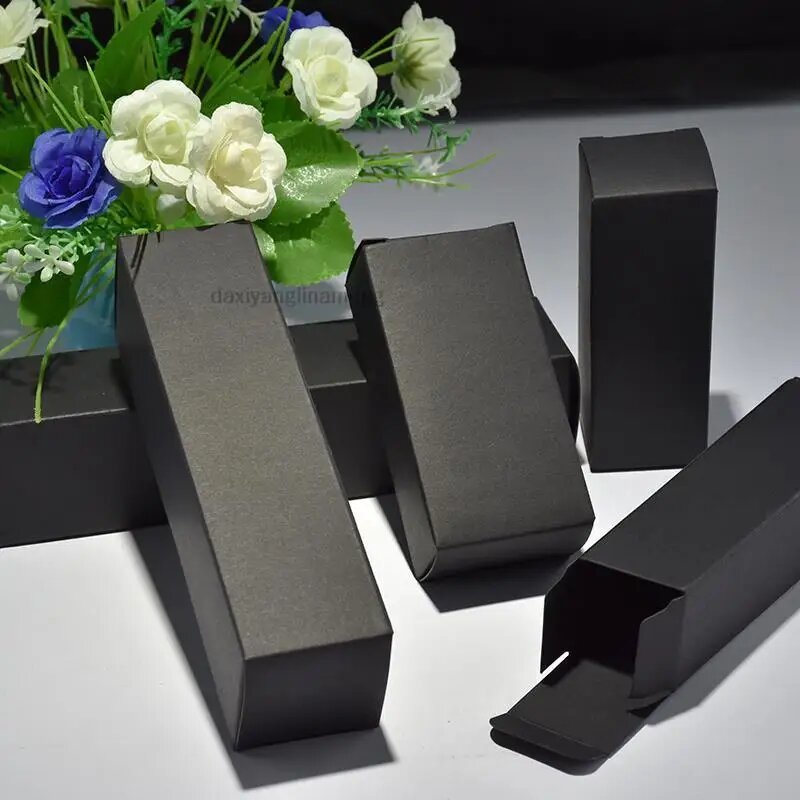 Картонные коробки для духов daxiyanglianmeng Черный, черный, 2 x 2 x 7.5