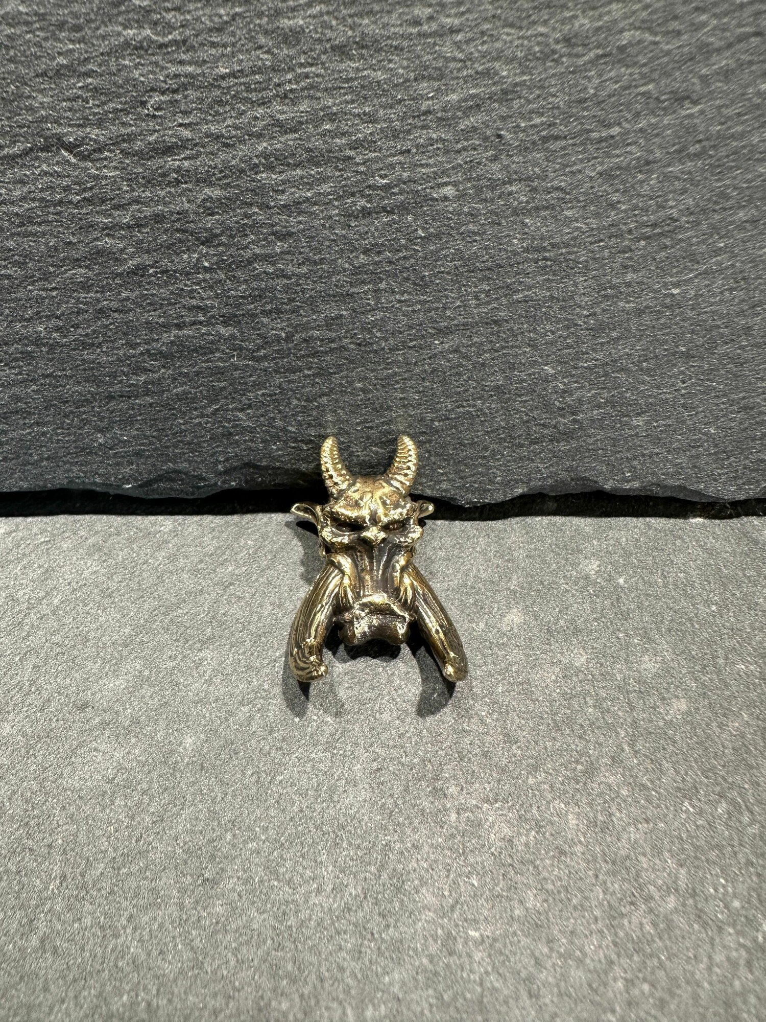 Бусина латунная Огр