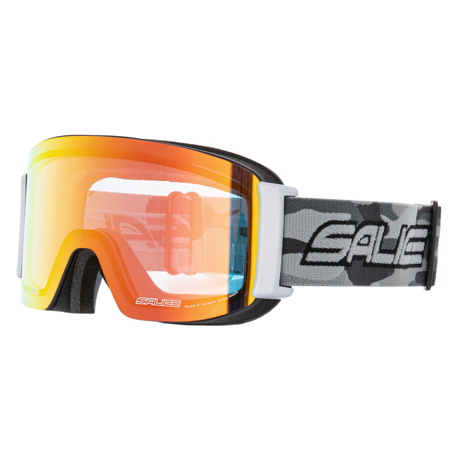 Маска горнолыжная Salice 102DARWF Black Camo/Darw Clear S1