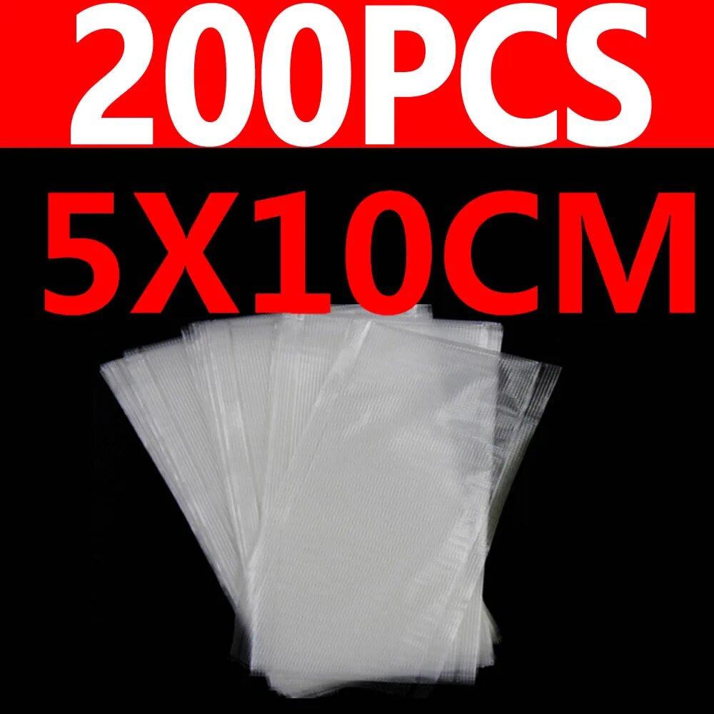 JIGEECARP пакеты ПВА для карпа 200 шт 5x10cm 200PCS
