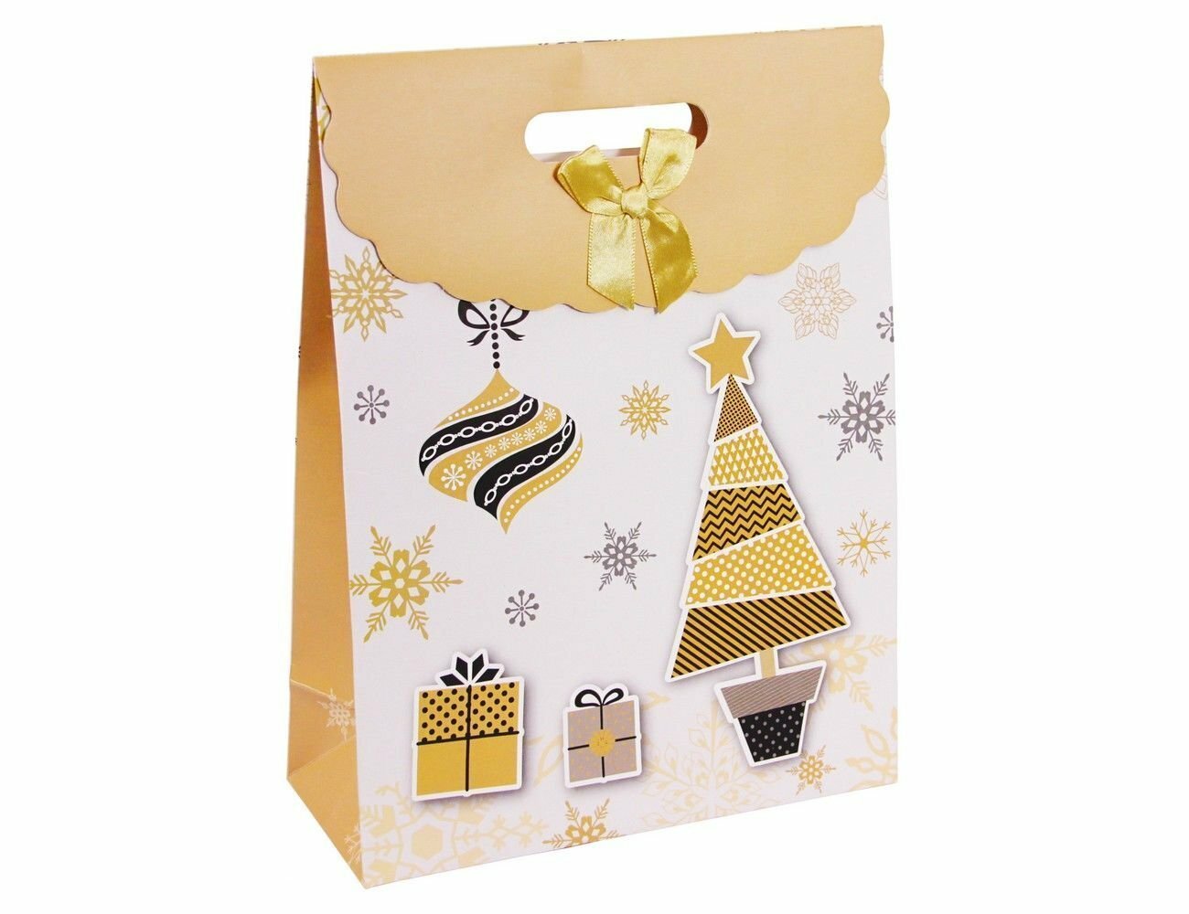 Сумочка для подарков (с ёлкой), 24х32 см, Due Esse Christmas