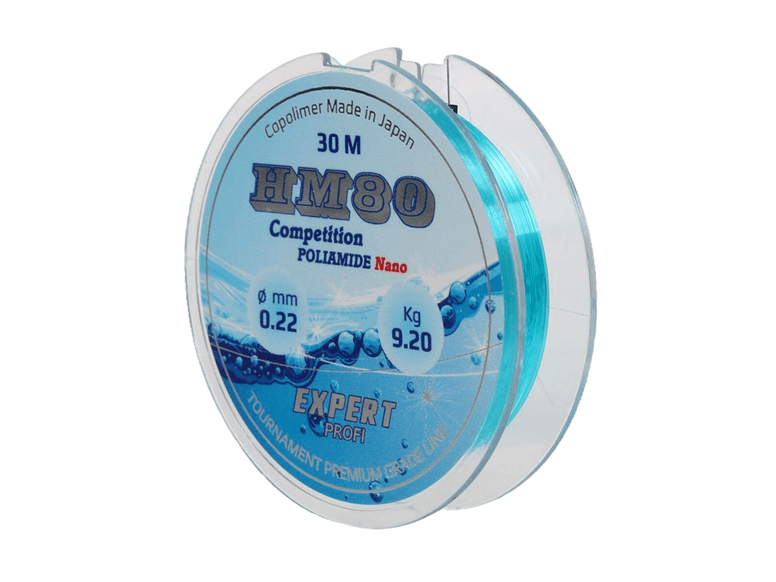 Леска HM-80 голубая 30м 0,22мм 9,20кг