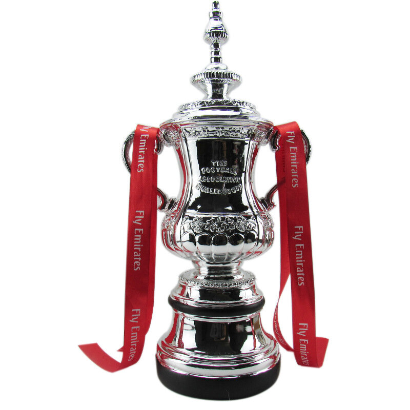 Трофей Кубка Англии, смола, гальванический, 23 см x 15 см x 44 см