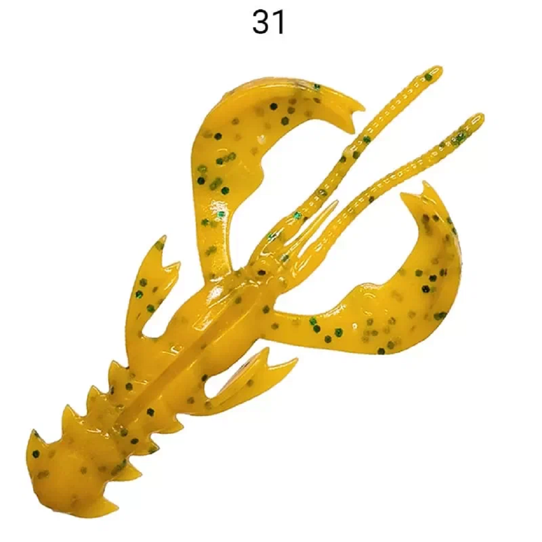 Силиконовая приманка мягкая съедобная Crazy Fish Nimble 3.2" 80 мм 72-80-31-6-F 6 шт.