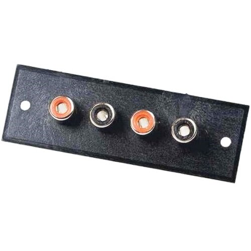 Терминал на 4 гнезда RCA Premier 1-772 на корпус площадка