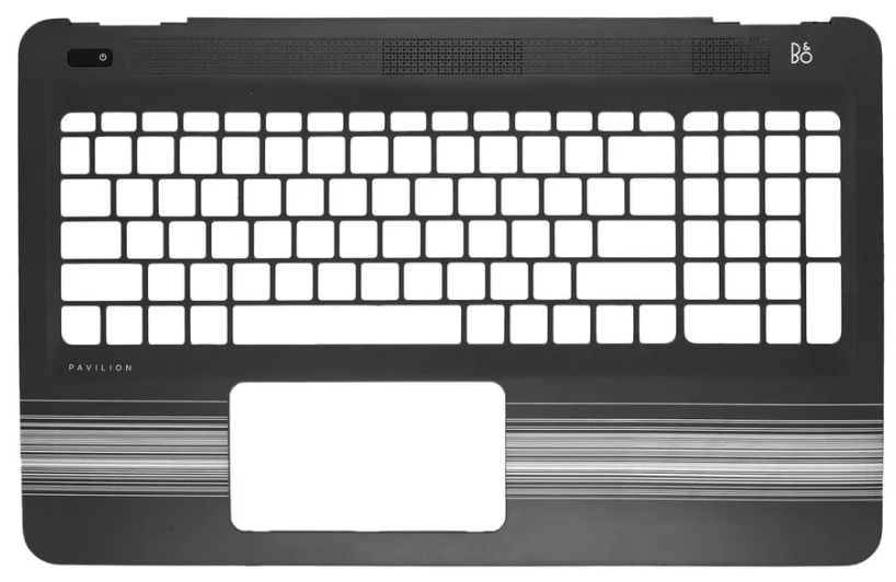 Топкейс (Cover C) для ноутбука HP Pavilion 15-au, 15-aw, серый, OEM