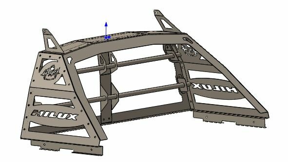 4x4tun Дуга безопасности Toyota Hilux Revo 4x4THR-DB1