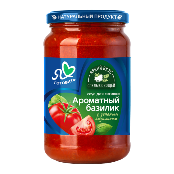 Соус томатный Я Люблю Готовить "Ароматный Базилик", 6 шт по 330 г