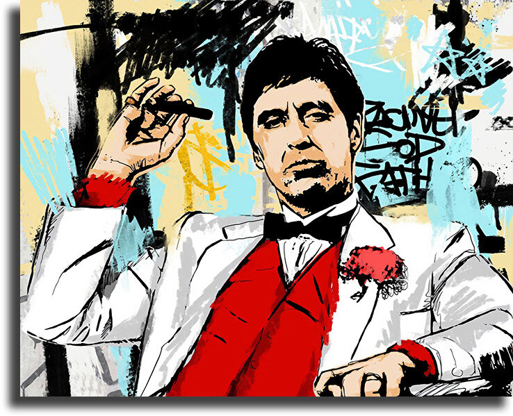 Картина "Тони Монтана" 90х60 см