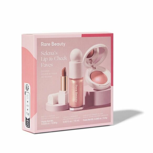 Rare Beauty Набор декоративной косметики Selena's Lip & Cheek Faves