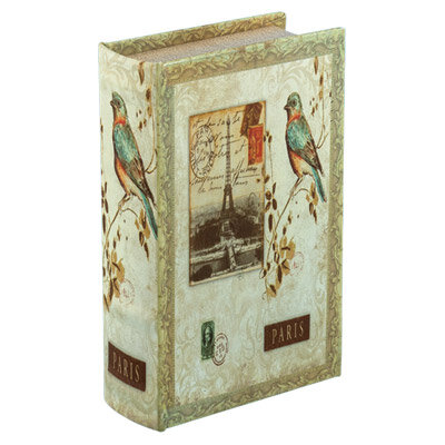 Gamma" BBK-01 шкатулка-книга 17 х 11 х 5 см №004 "Франция