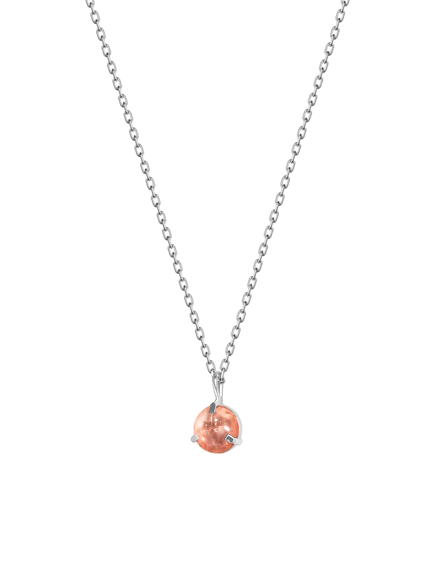 Колье, серебро, 925 проба, родирование, турмалин