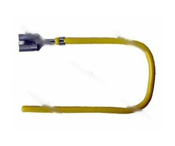 Клемма гнездовая 6,3мм мама луженая с проводом 0,75мм avkopro