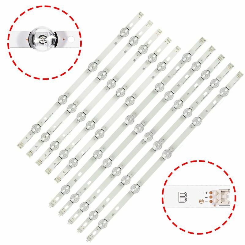 Подсветка для телевизора LG Innotek DRT 3.0 50"_B-A type ( комплект 10 шт )