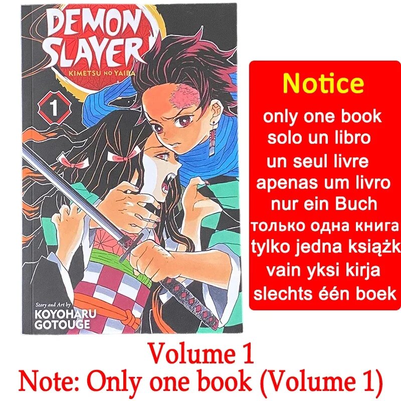 Demon Slayer Kimetsu No Vol 1-23 Yaiba Manga Comics only 1 Book