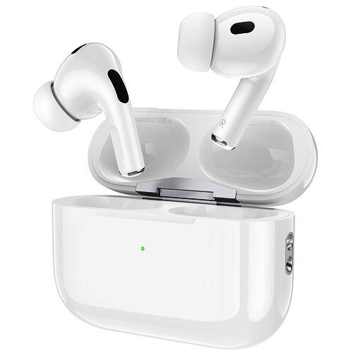 Bluetooth наушники вкладыши с микрофоном Borofone BW82 TWS, беспроводная гарнитура, белая