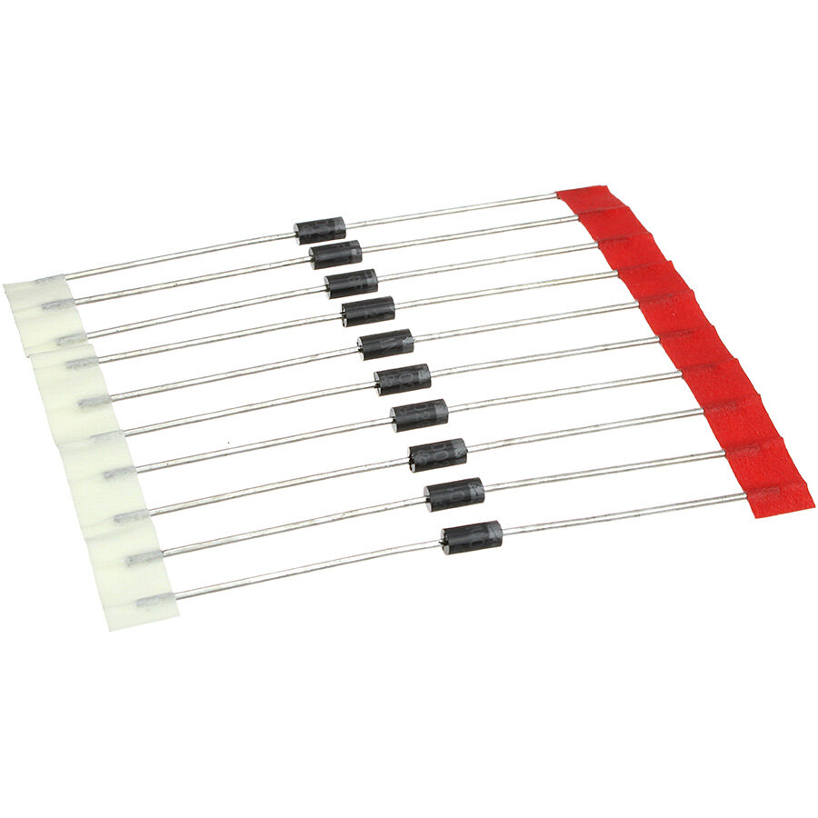 Диод Шоттки 1А 40В 1N5819 DO-41 (упаковка 10шт)