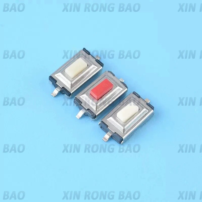 SMD микропереключатели 2Pin красный/белый 3*6*2,5 мм