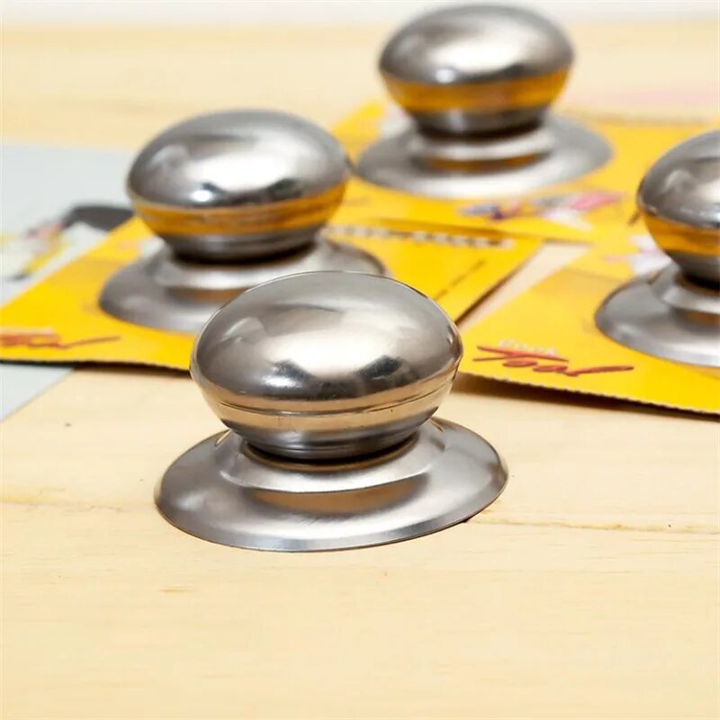 Рукоятка для крышки кастрюли YXMOULD черная и серебристая