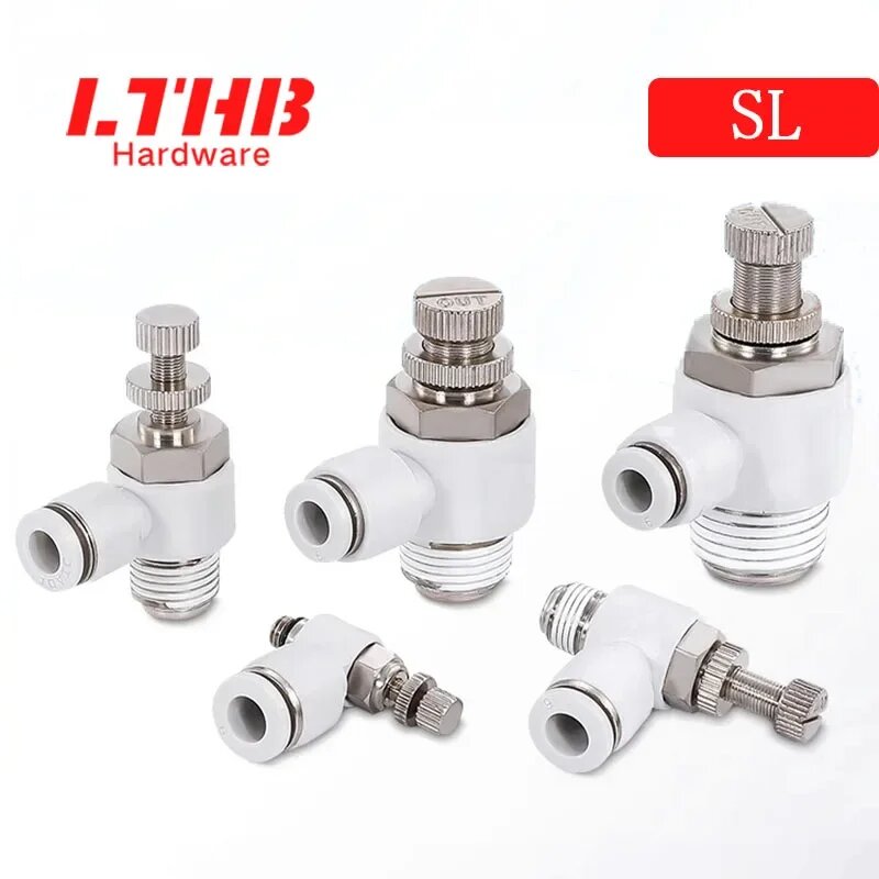 Пневматический дроссельный клапан TINGBAI SL4-M5 01, SL8
